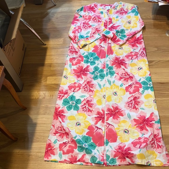 National | Intimates & Sleepwear | Vintage Floral Colorful Spring ...